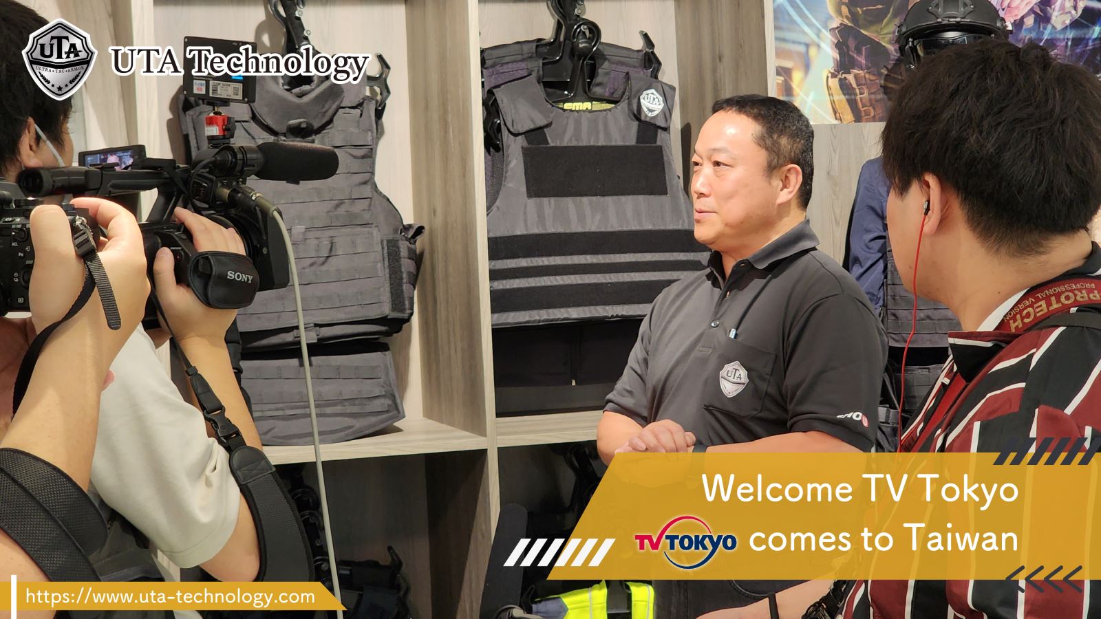 Welcome TV Tokyo comes to Taiwan for an exclusive interview with UTA ...